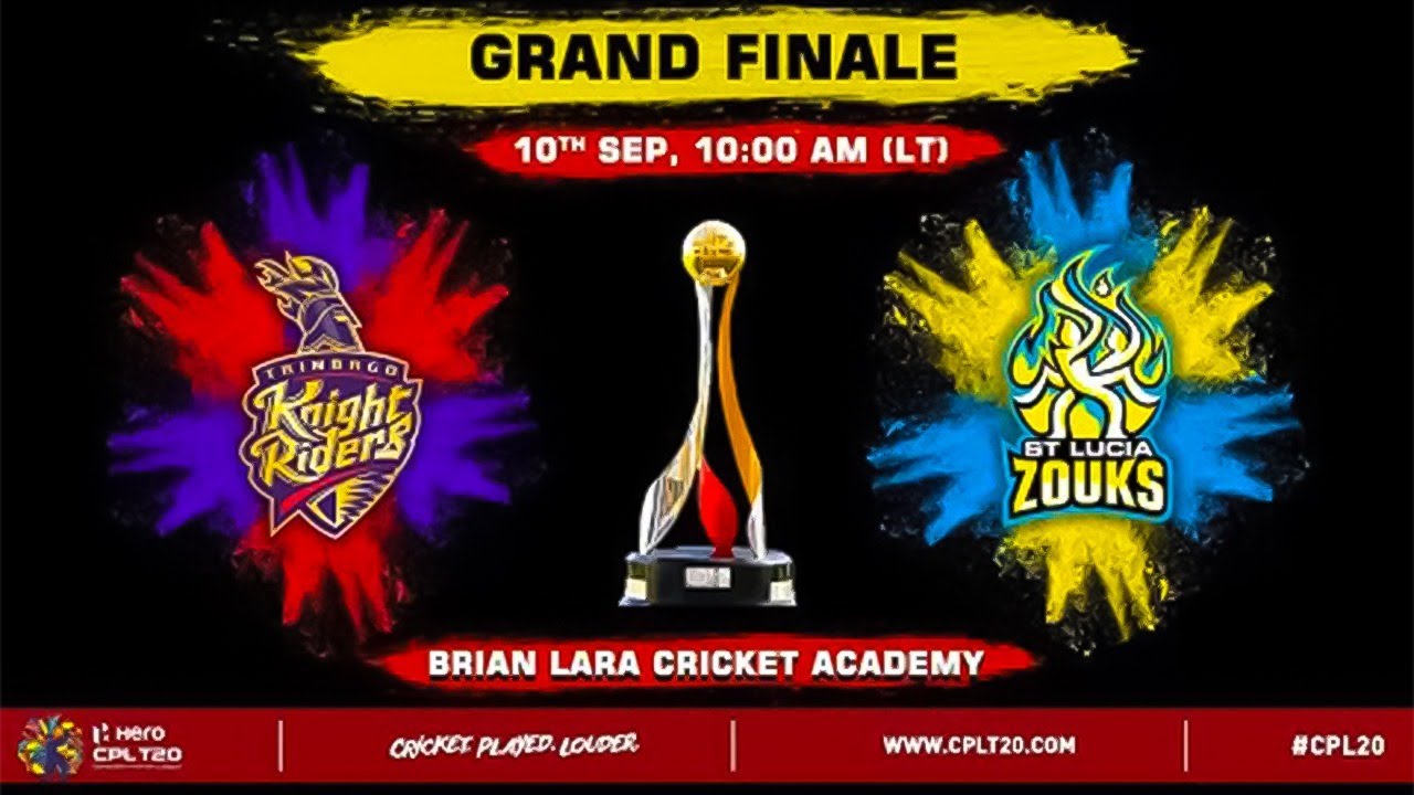 LIVE CPL T20 FINAL 2020 | Trinbago Knight Riders v St Lucia Zouks # ...