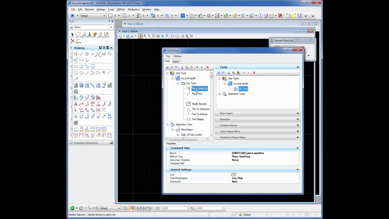 Customizing V8i - YouTube