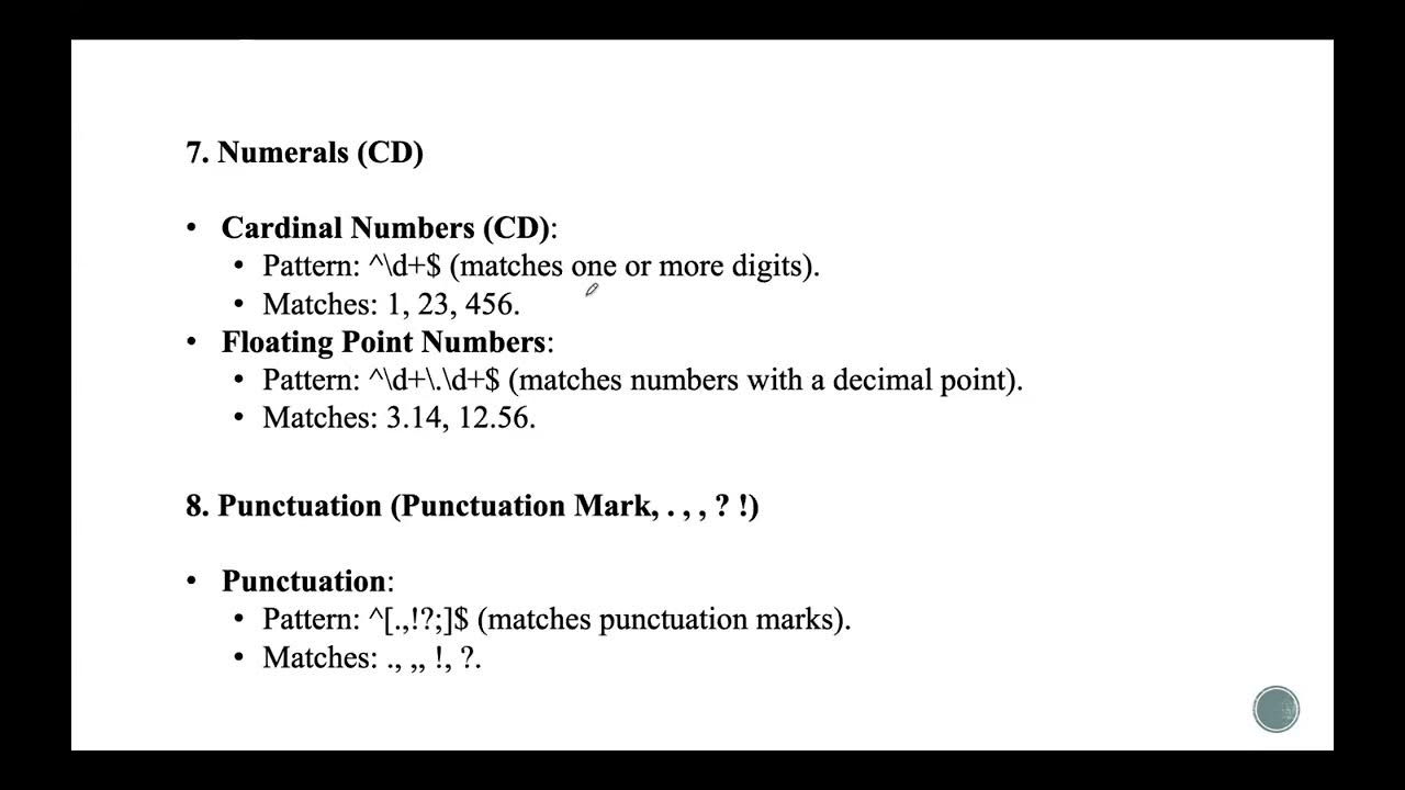 Lecture 65# Regex Tagger in Natural Language Processing #nlp #naturallanguageprocessing #tag ...