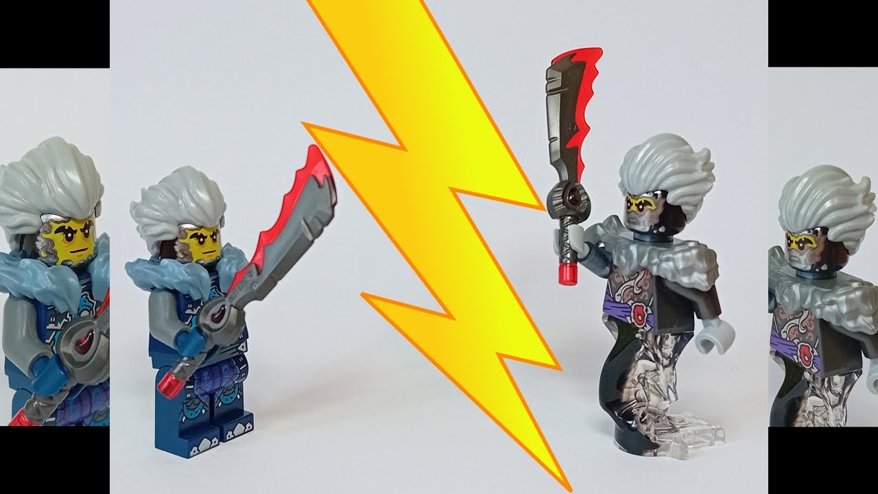 Cinder minifigures comparison from lego ninjago #ninjagodragonsrising # ...