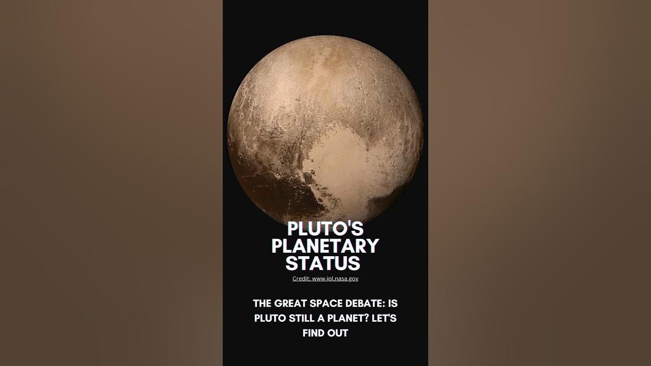 The Great Space Debate: Is Pluto Still a Planet? Let's Find Out. - YouTube