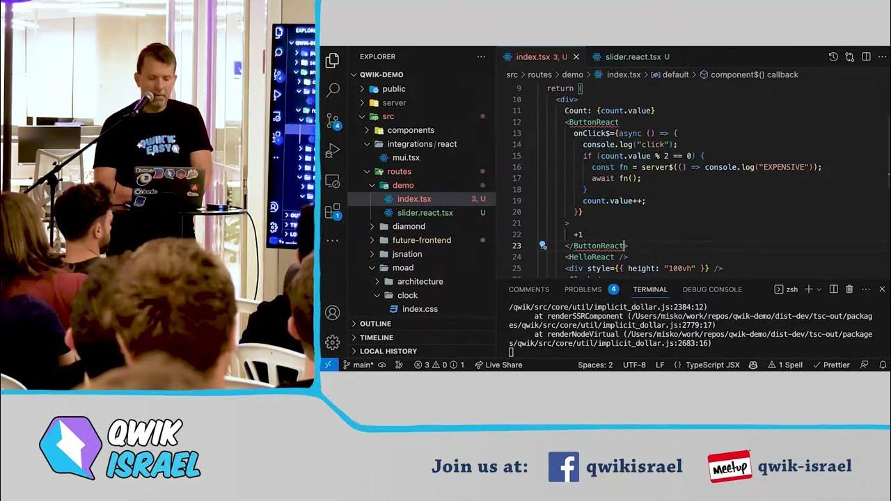 Using Qwik To Turn React Application Into Lazy Hydration Islands - Misko Hevery - YouTube