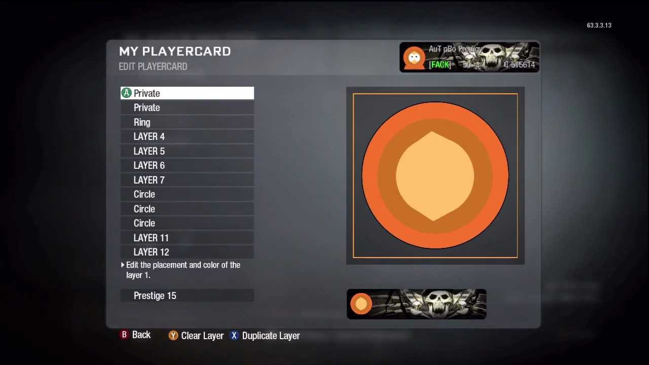 CoD: Black Ops Emblem Tutorial - Kenny McCormick - YouTube