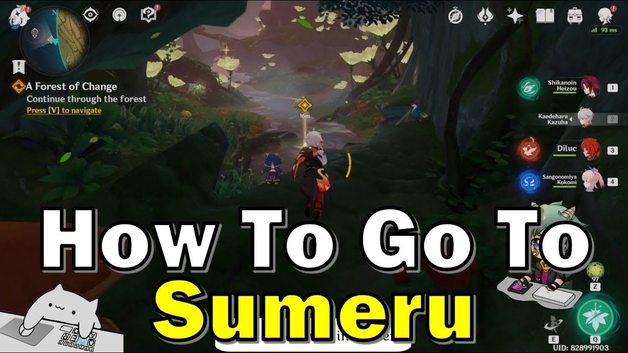 Best Route Going To Sumeru From Chasm - YouTube