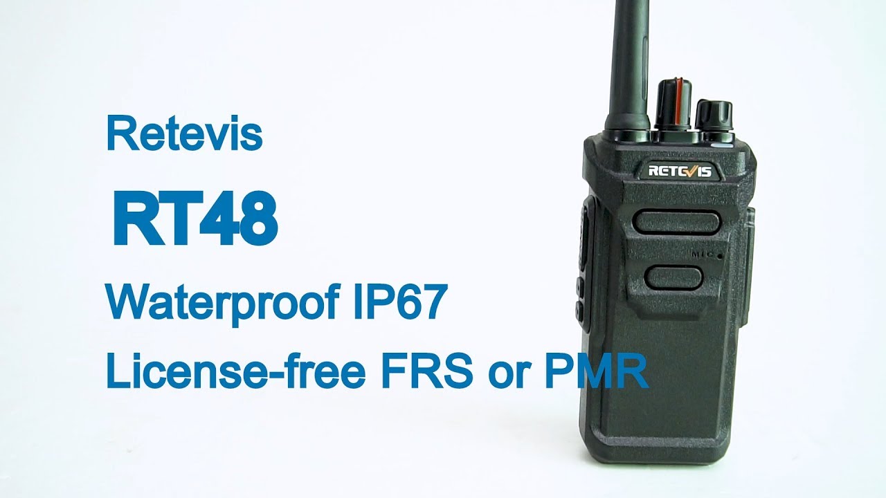 Retevis RT48, the IP67 Testing and radio show - YouTube