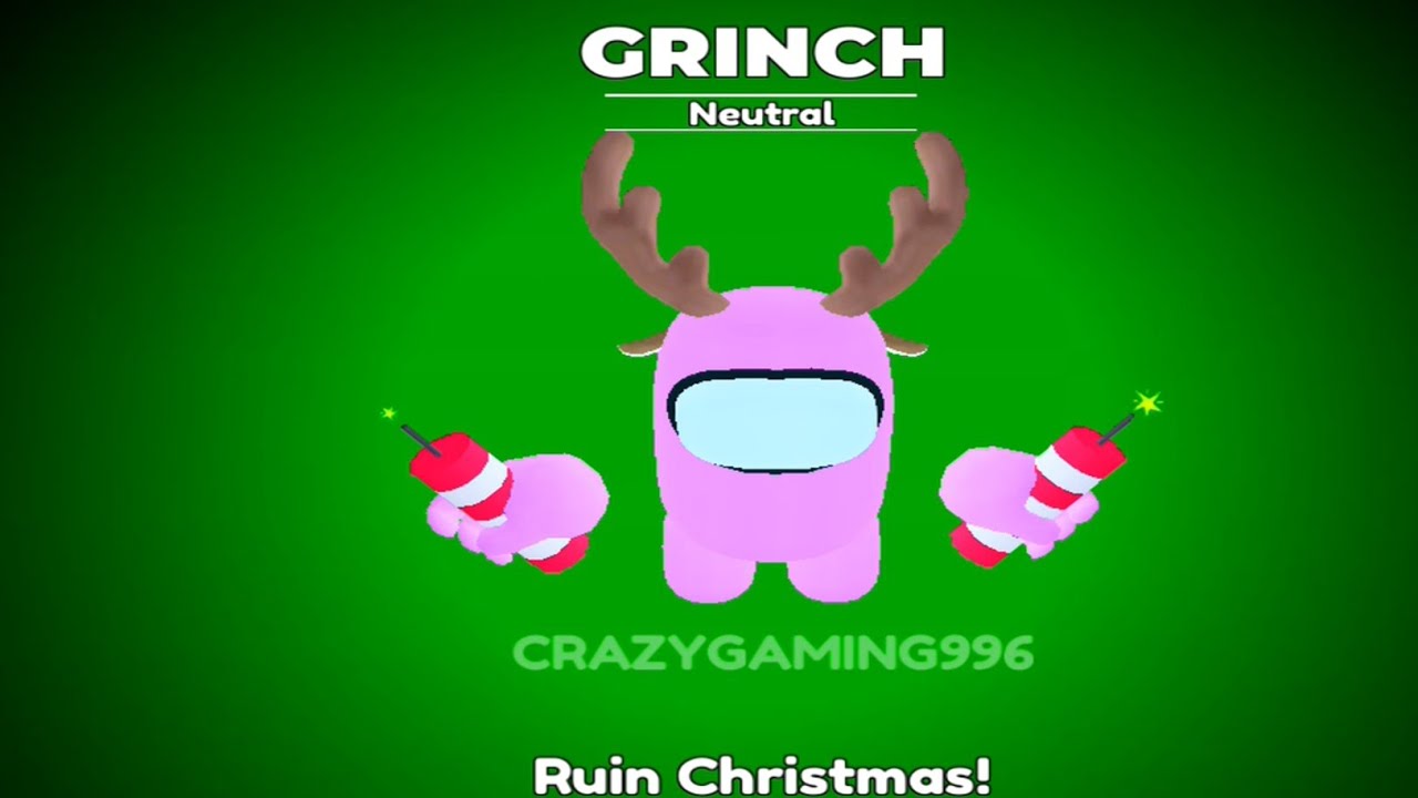 Among us *IMPOSTERS & ROLES* NEW ROLE GRINCH (Roblox) - YouTube