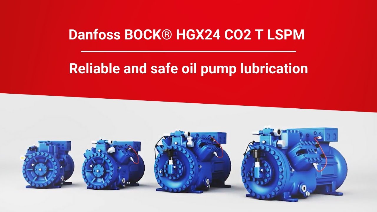 Danfoss BOCK® HGX24 CO2 T LSPM | Oil pump lubrication - YouTube
