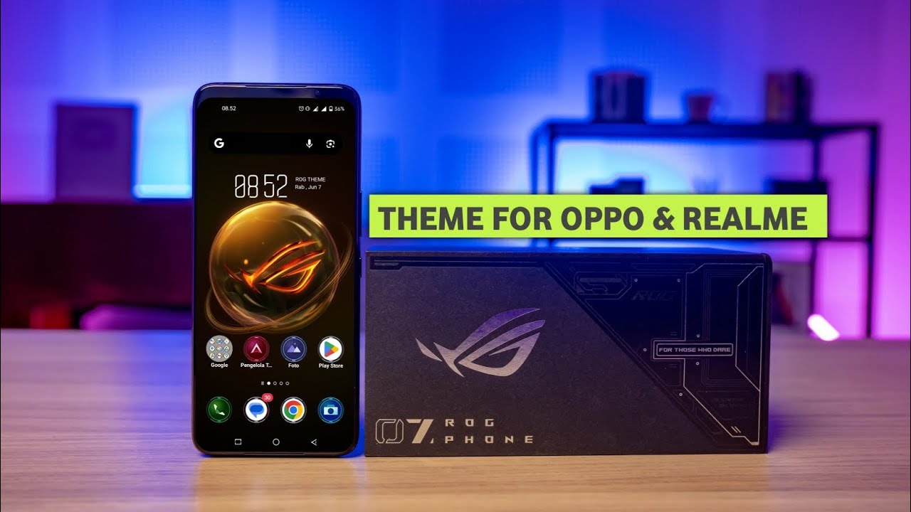 Official Asus ROG 7 Theme for Oppo & Realme. With New Widget & Icon ...