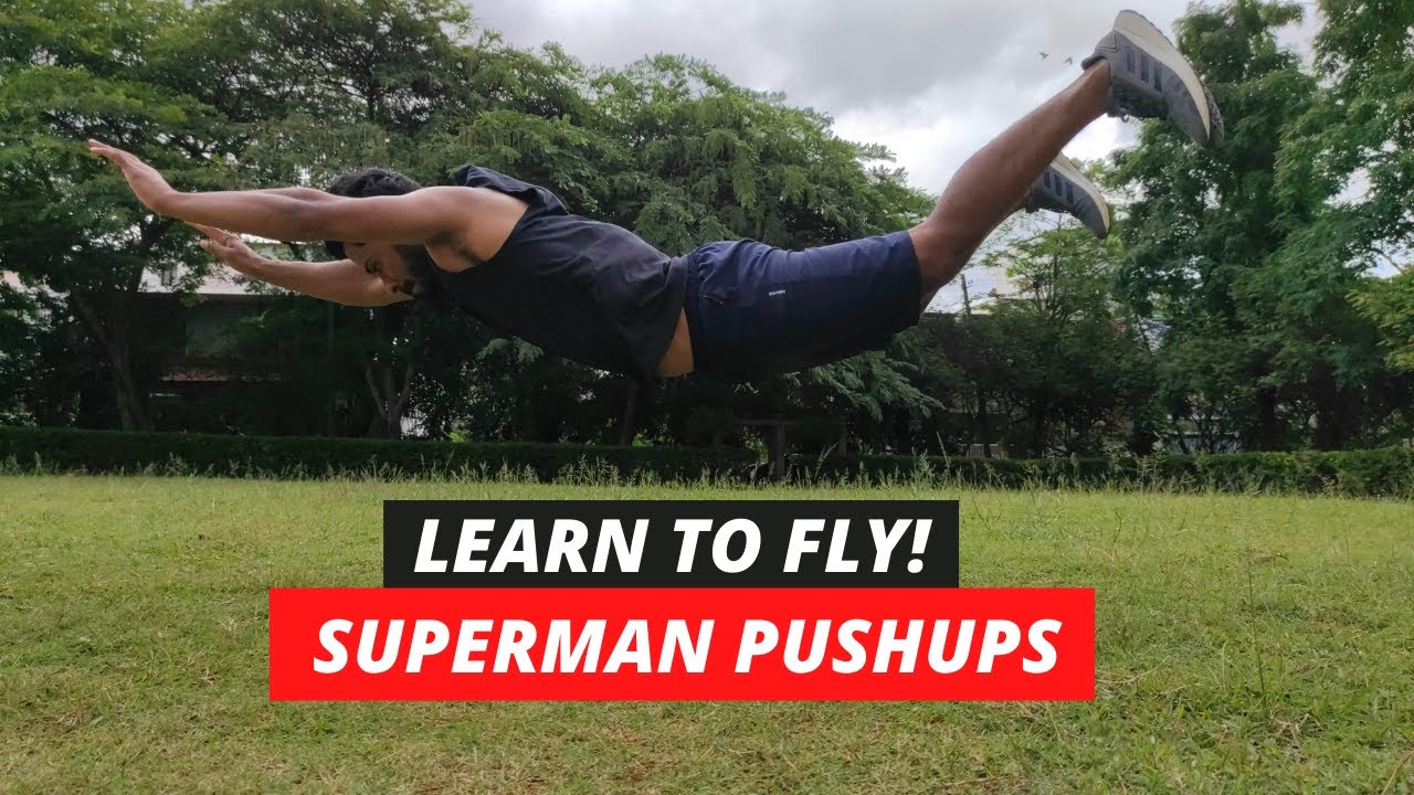 How to do Superman Pushups for Beginners | Step By Step Guide - YouTube