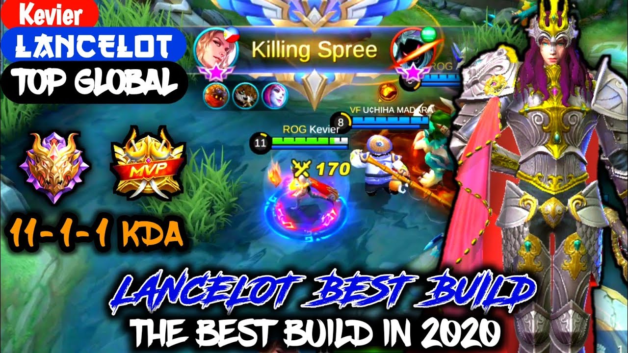 LANCELOT BEST BUILD IN 2020 | TOP GLOBAL LANCELOT Kevier - MOBILE ...