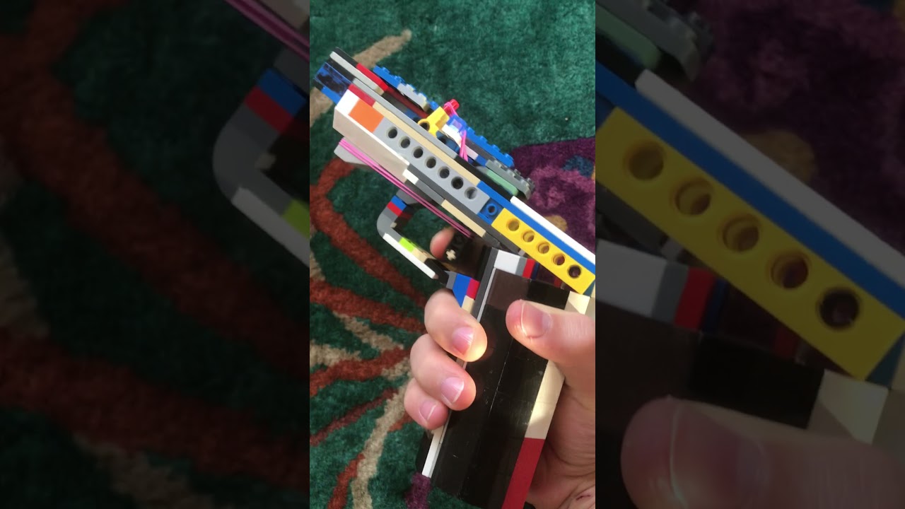 Im back? (lego blowback shell ejecting m1911a1) - YouTube