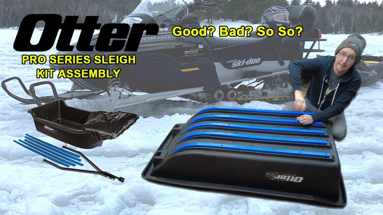 Otter Pro Series Snow Machine Sleigh. Assembly and Thoughts on the ...