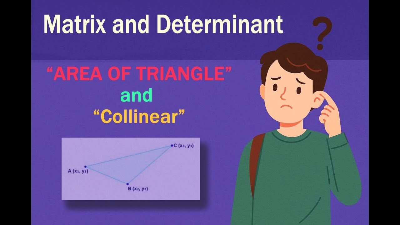 Area of Triangle Using Determinants & Collinear Concept | Class 12 ...
