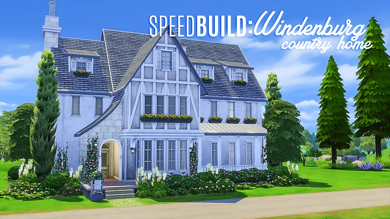Speed Build 01 - Windenburg Country Home - YouTube