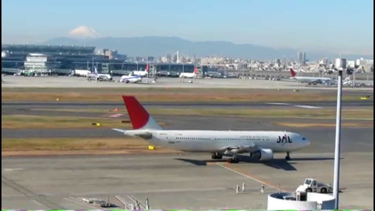 富士山と羽田空港 Mt. Fuji and Haneda airport. - YouTube