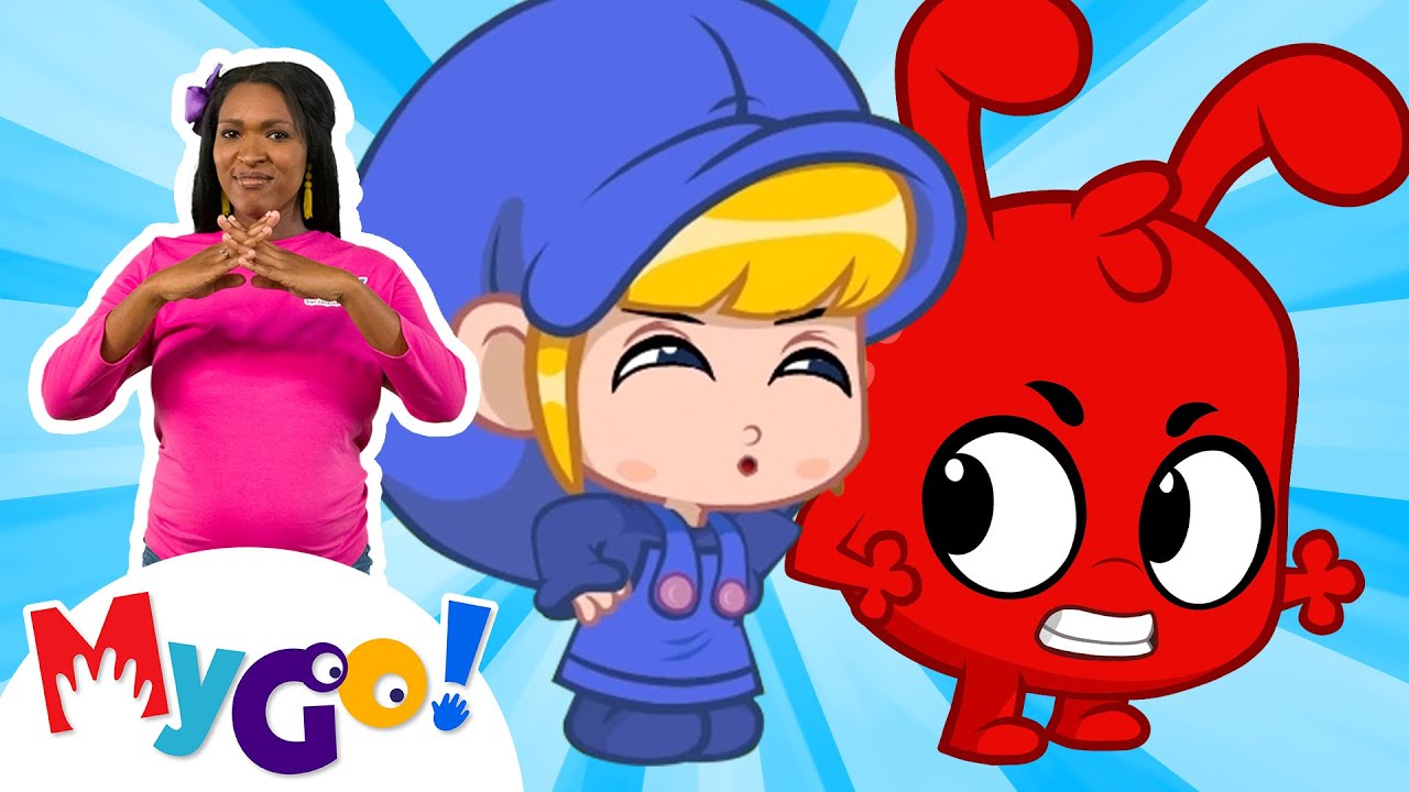 Mila and Morphle Fight | Morphle - Kids Cartoon | MyGo! Sign Language ...