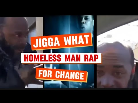 jigga what 🤔homeless man rapping to Jay z for a little change👀 - YouTube