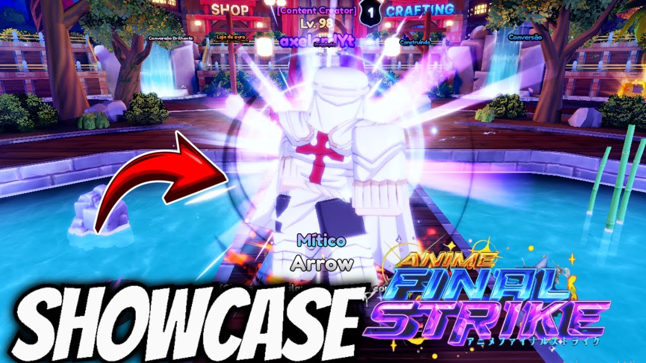 ARROW NEW UNIT UPDATE FIRE FORCE SHOWCASE ANIME FINAL STRIKE #ROBLOX ...