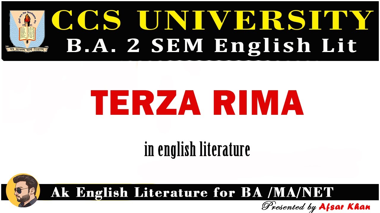 Terza rima | Terza rima in Hindi | Terza rima in English Literature ...