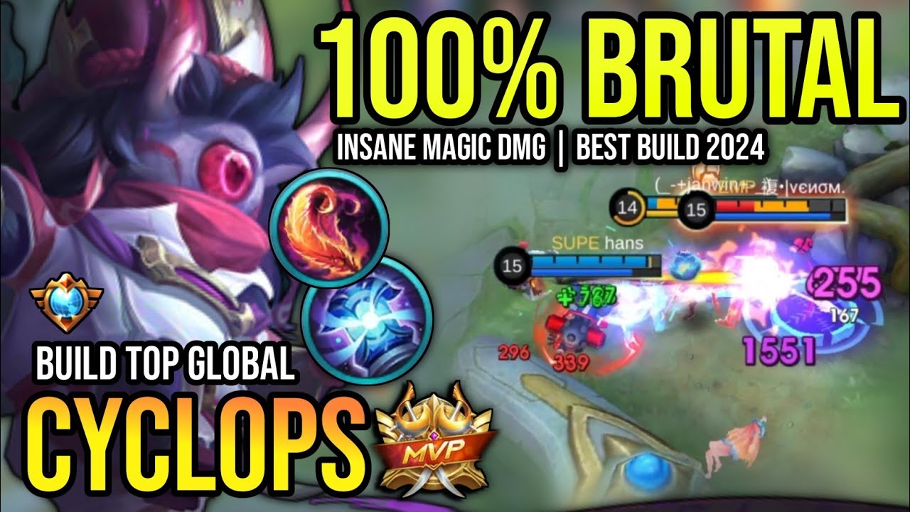 CYCLOPS BEST BUILD 2024 | BUILD TOP GLOBAL CYCLOPS GAMEPLAY | MOBILE LEGENDS - YouTube