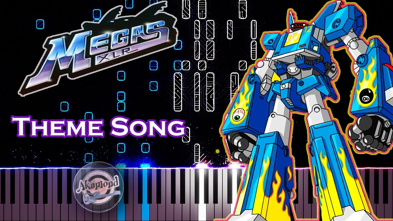 Megas XLR Intro - Piano Tutorial And Cover - Old Cartoon Songs Piano ...