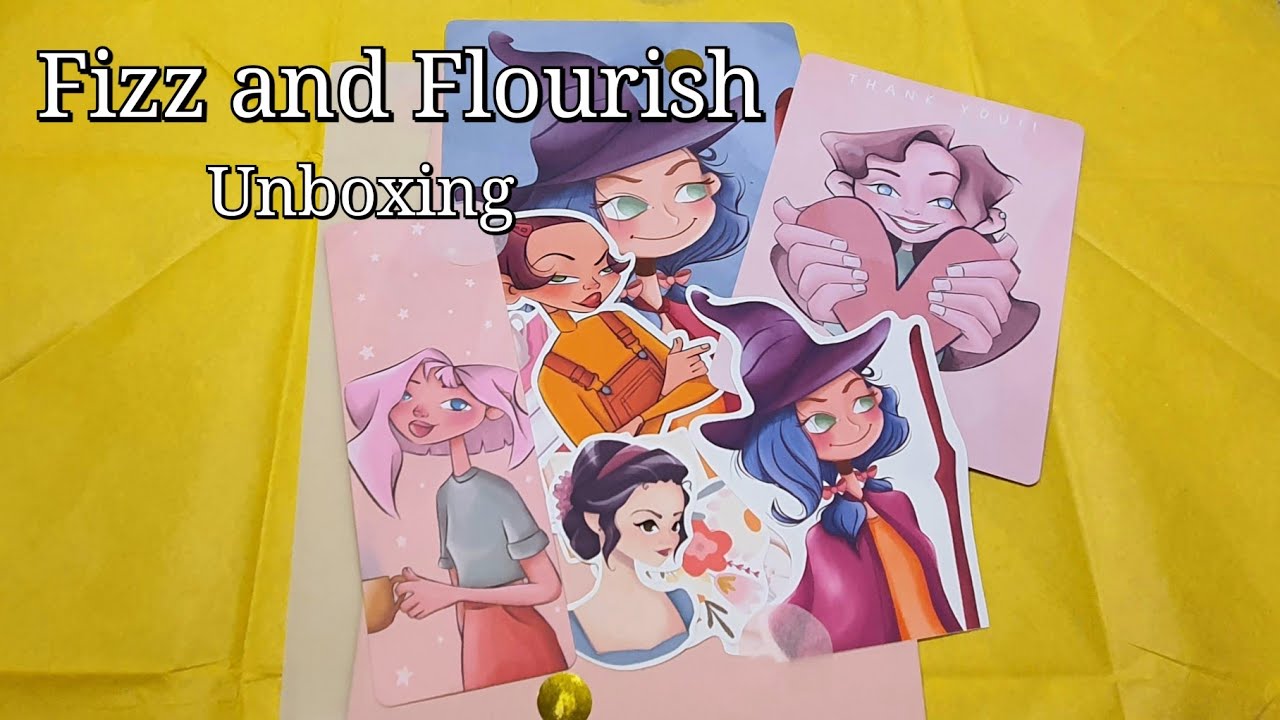 Unboxing Fizz and Flourish stickers - YouTube