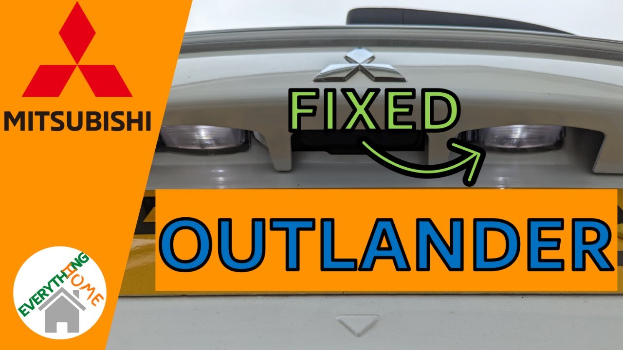 How To Replace A Number Plate Bulb On A Mitsubishi Outlander 2013 2022 how-to-replace-a-number-plate-bulb-on-a-mitsubishi-outlander-2013-2022