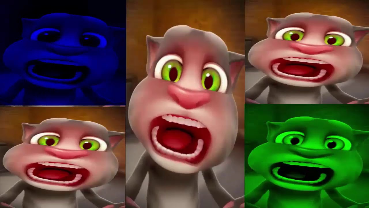 Talking Tom Cat Funny Fail Colors Movement -- Tom Video 37 - YouTube