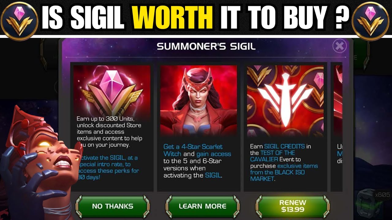 SIGIL STORE UPDATE! - COMPENSATION COMING SOON! | MCOC SIGIL UPDATE ...