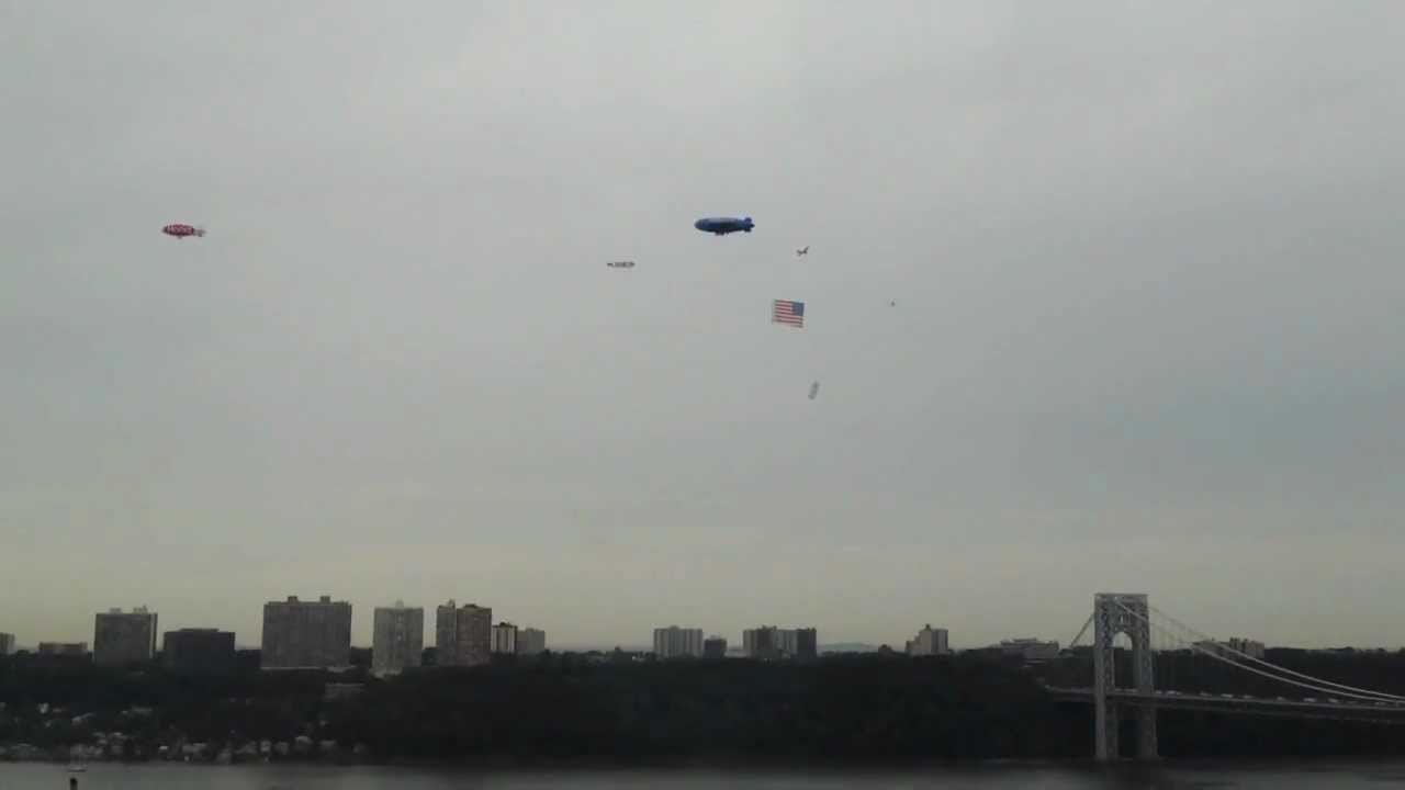NYC Parade of Blimps - YouTube