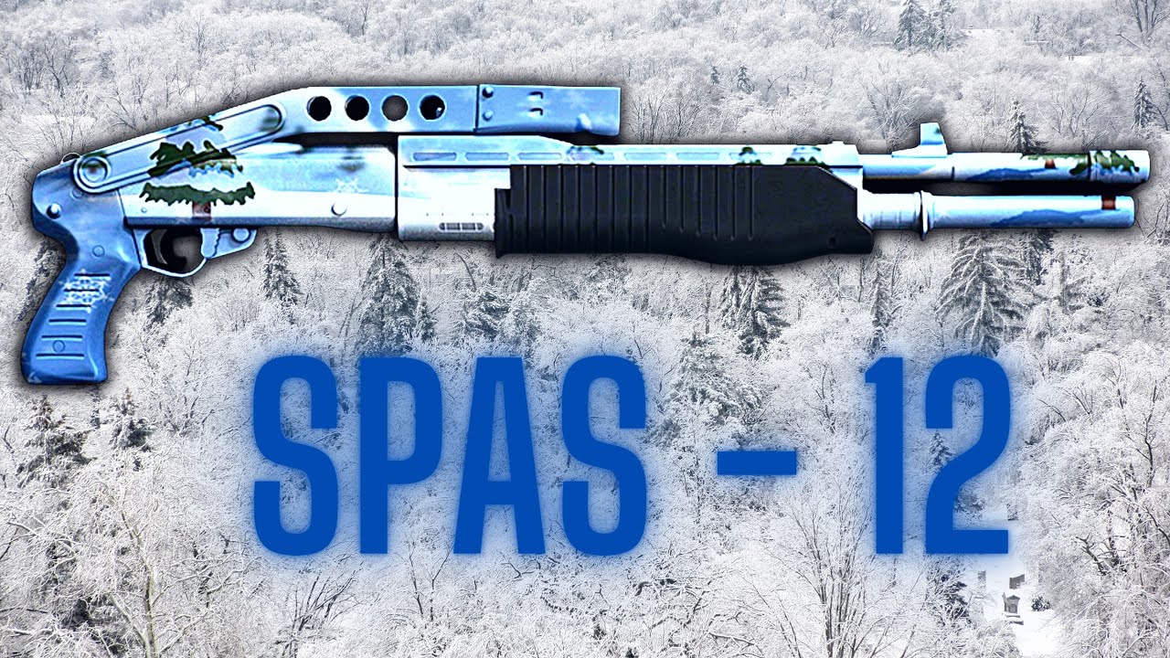 REALISTIC GUN GAME. SPAS-12 with a winter skin!!! - YouTube
