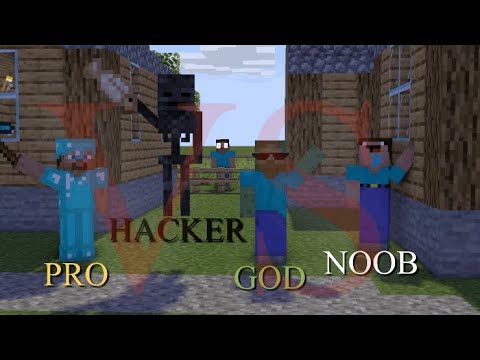 Monster school:PRO VS NOOB VS HACKER - MINECRAFT ANIMATION