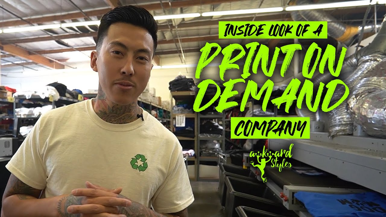 Inside Look of a Print on Demand Company - Awkward Styles - YouTube
