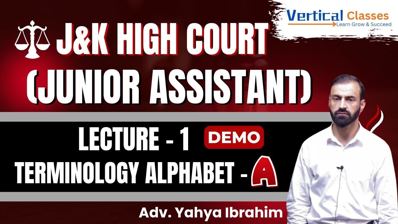 lecture-on-job-related-terms-ii-junior-assistant-j-k-high-court-by