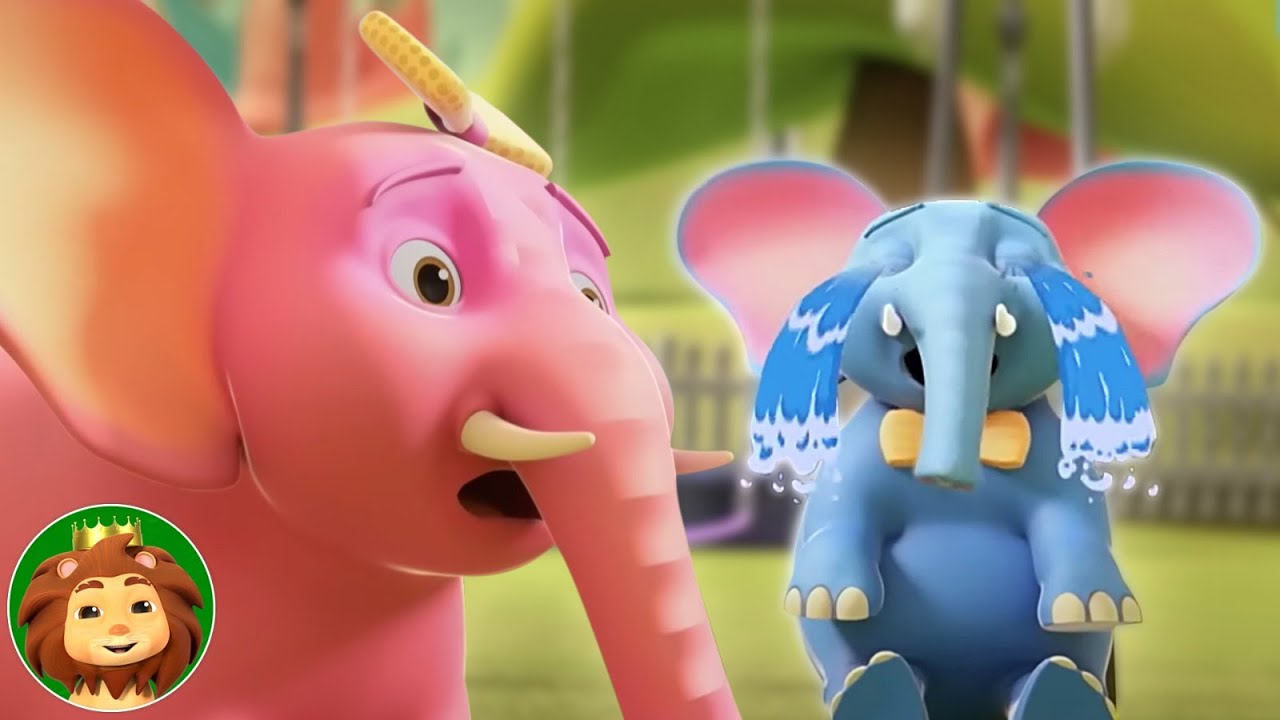 Ek Mota Hathi, एक मोटा हाथी, Elephant Song, Hindi Rhyme and Animal Song ...