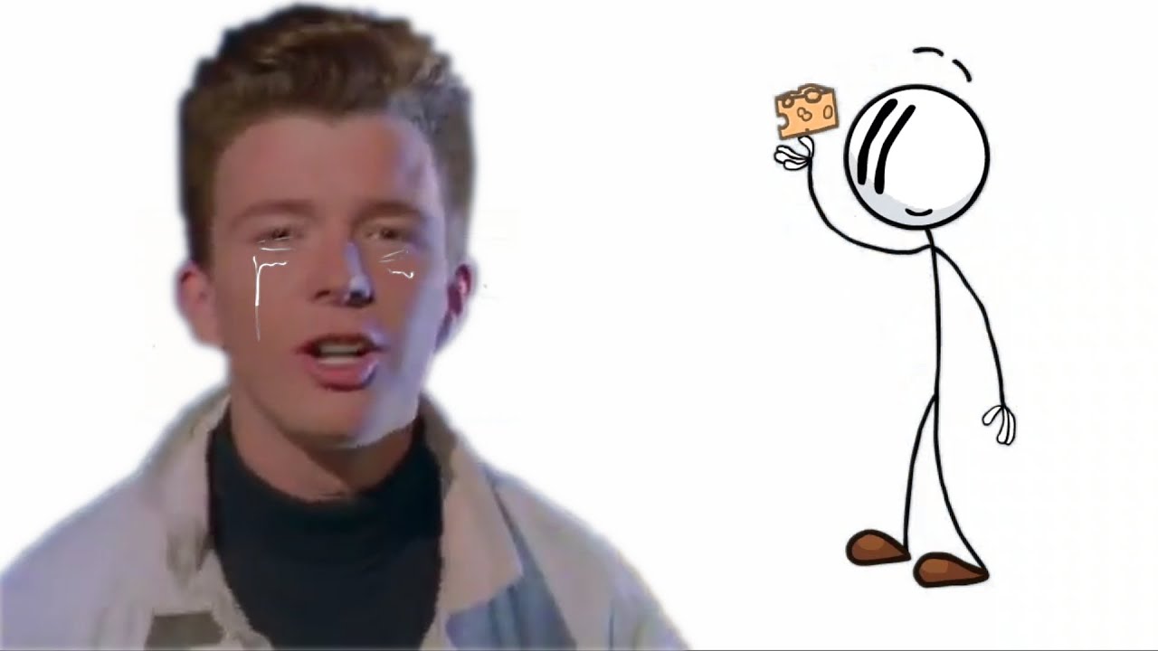 Henry Stickmin Distracts Rick Astley and Steals His Cheese - YouTube