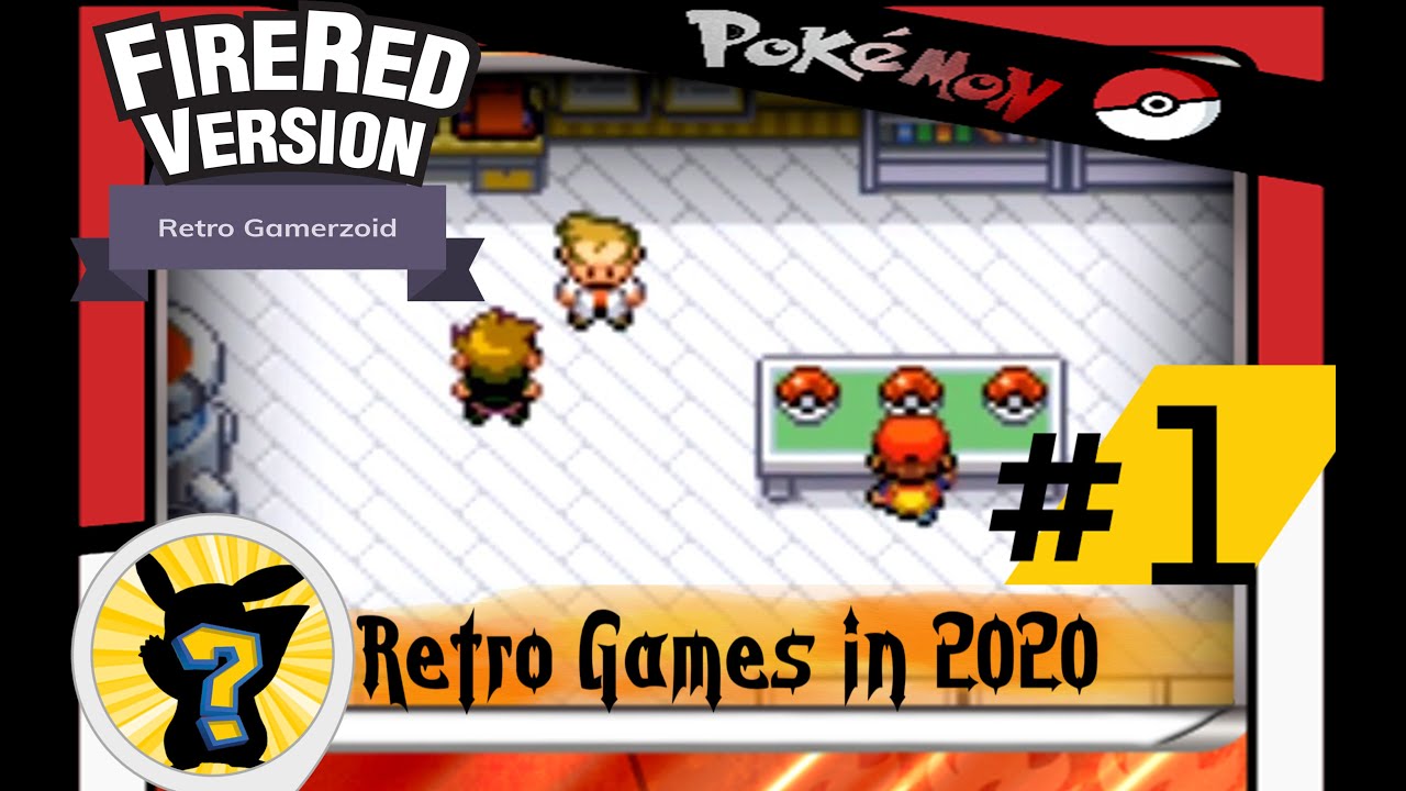 Pokemon Fire Red in 2020 | Part 1 - Pallet Town to Viridian City | Let ...