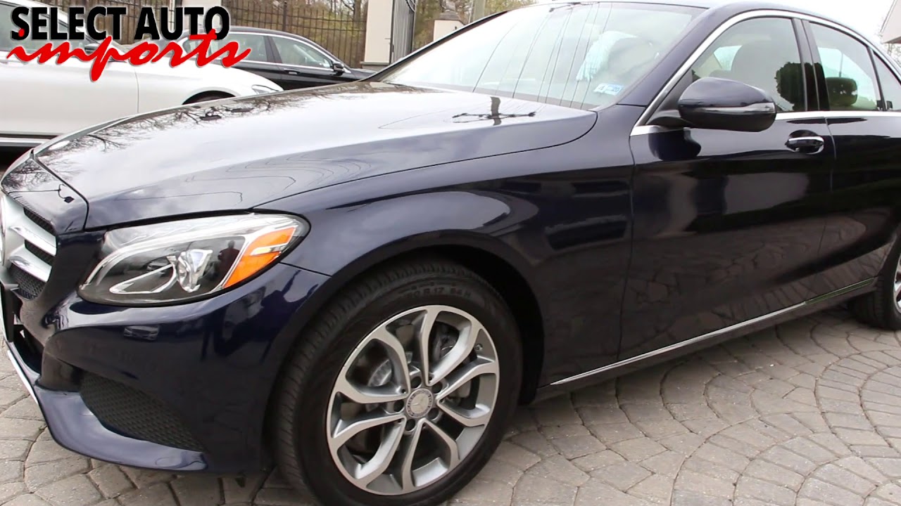 2016 Mercedes-Benz C300 4Matic, Lunar Blue Metallic, Select Auto ...