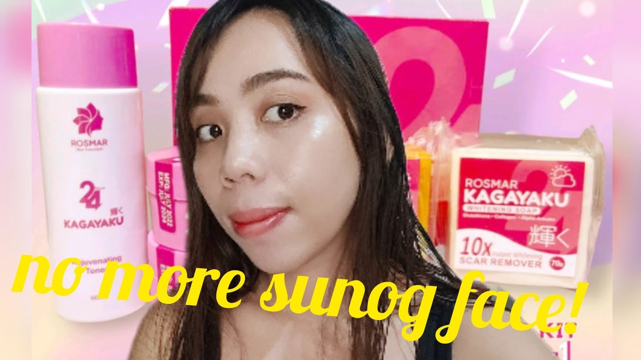 HOW I USED ROSMAR KAGAYAKU REJUVENATING KIT|NO MORE SUNOG FACE Ms ...