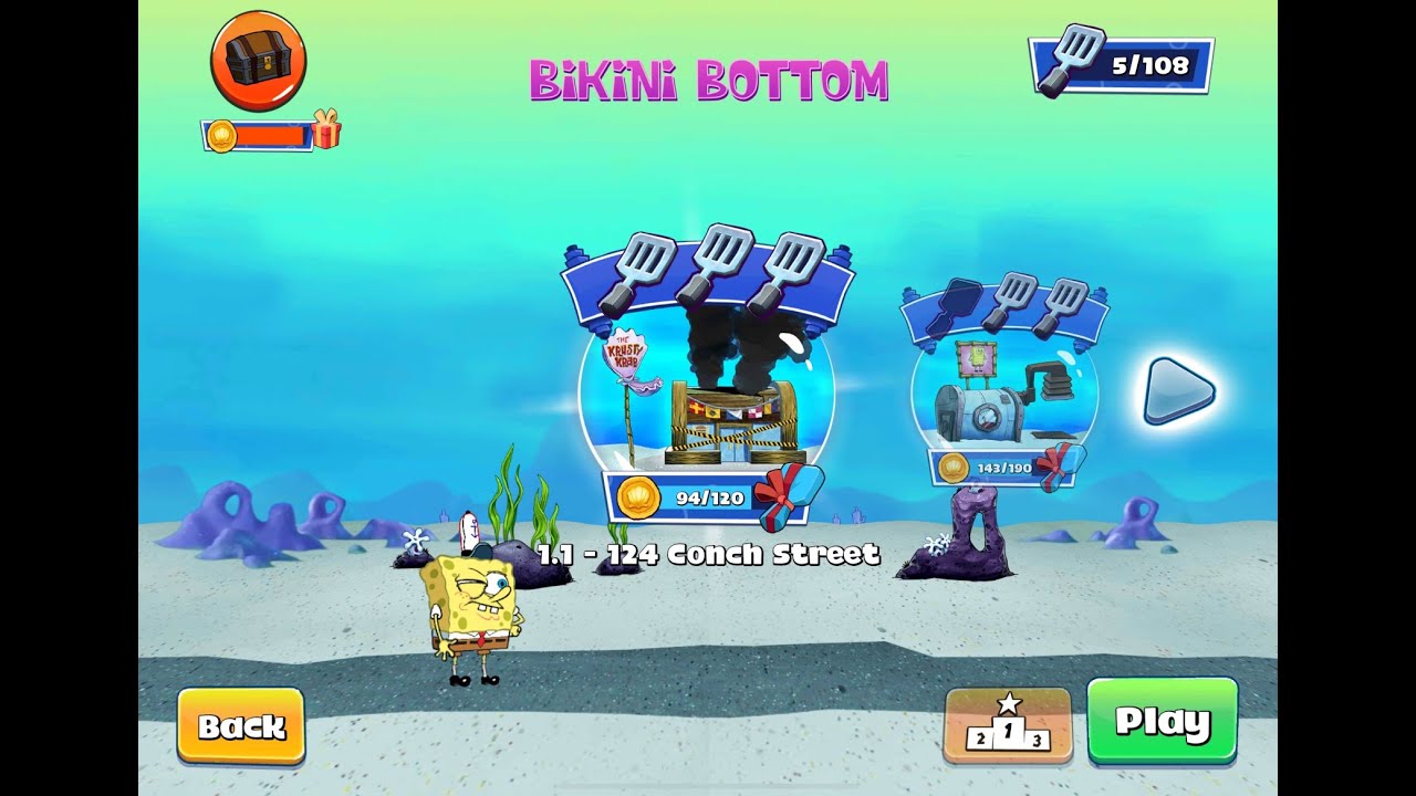 Patty Pursuit | Bikini Bottom 1.1 - 124 Conch Street | All Silver ...