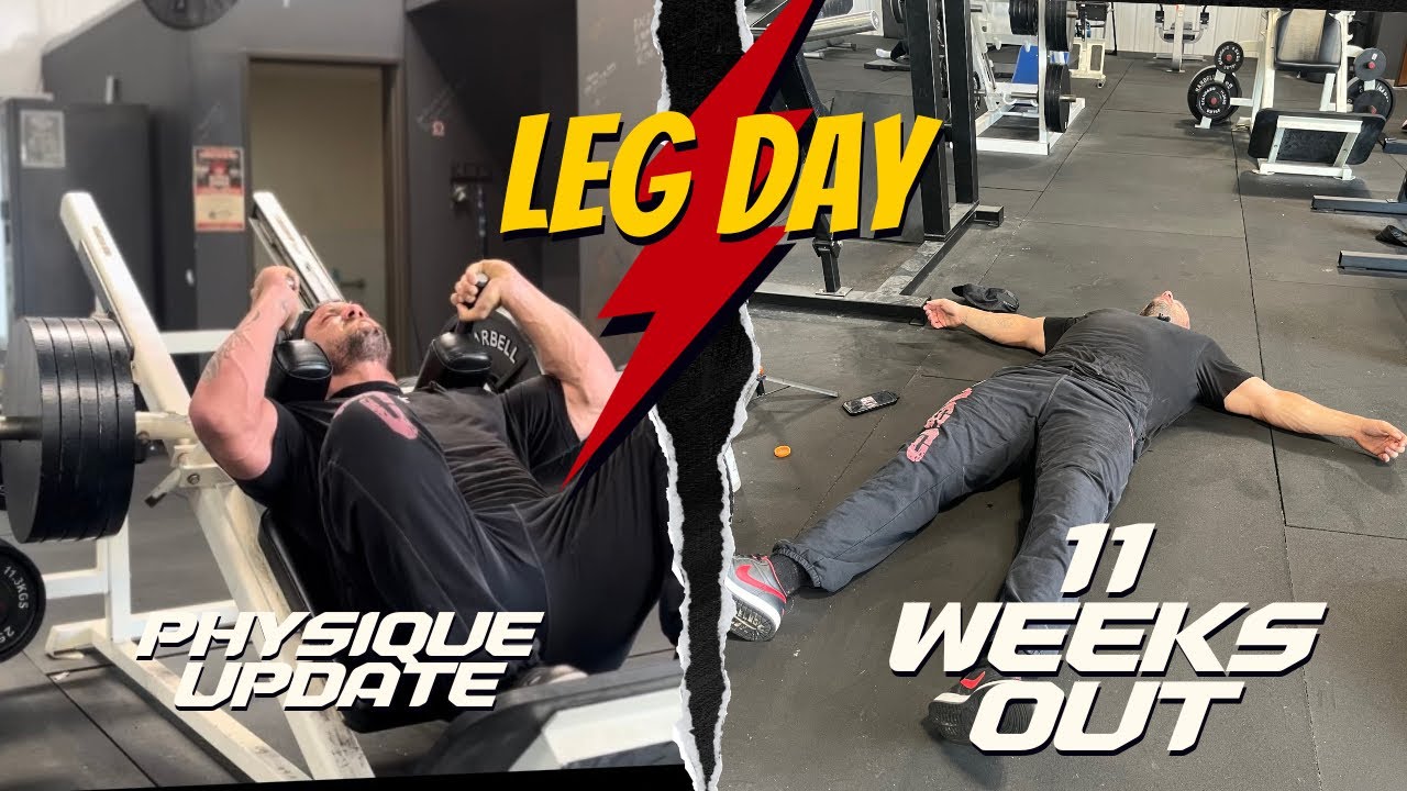 Leg day/ Physique update | 11.5 weeks out NPC Nationals - YouTube