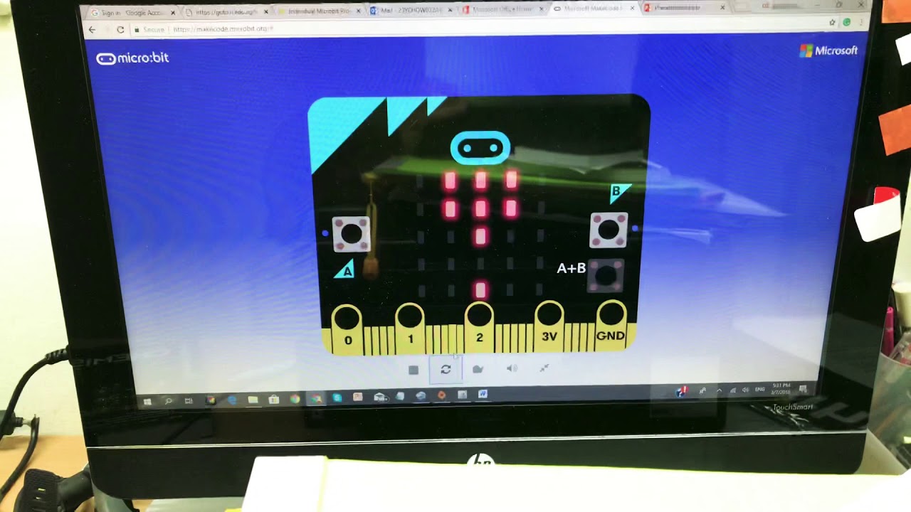 Microbit Bowling game! - YouTube