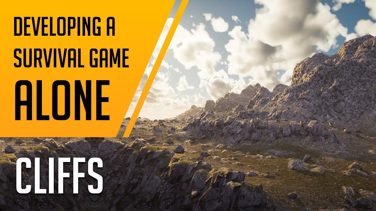 Cliffs | Developing a survival game ALONE | #progression - YouTube