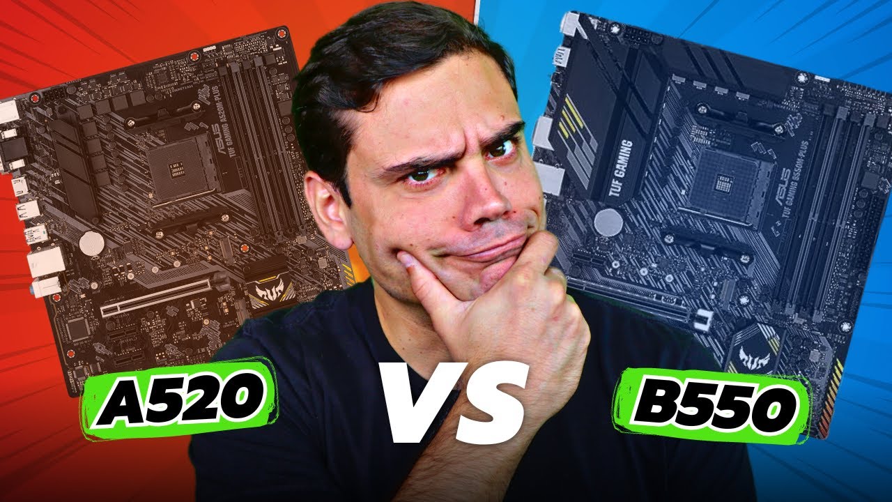 B550 VS A520, QUAL A MELHOR PRA VC? - YouTube