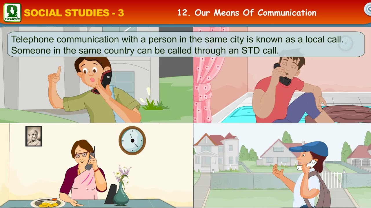 📞 Our Means of Communication | Postal, Telephone & Mass Communication ...