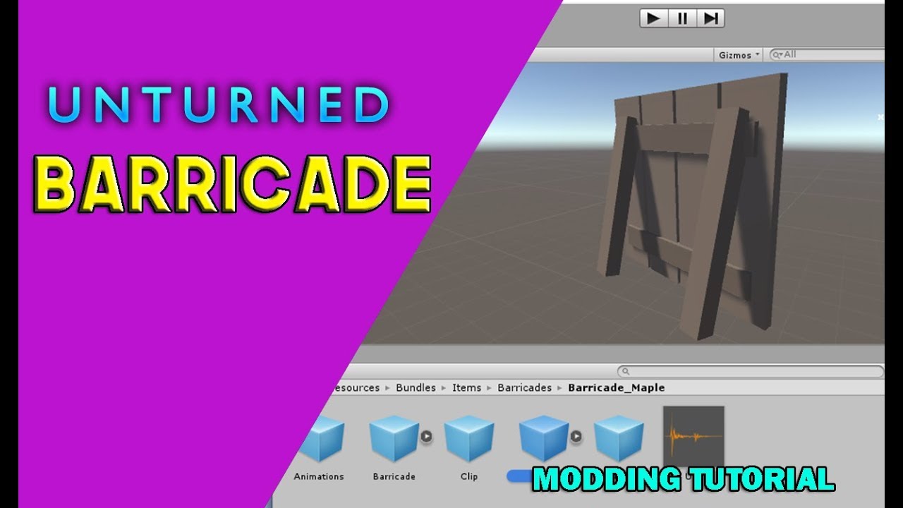Unturned: How To Make a BARRICADE| Tutorial 5 - YouTube