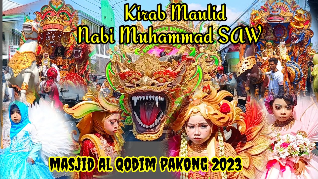 PAWAI PAKONG !! MEMPERINGATI MAULID NABI MUHAMMAD SAW ! MASJID AL QODIM PAKONG 2023 - YouTube