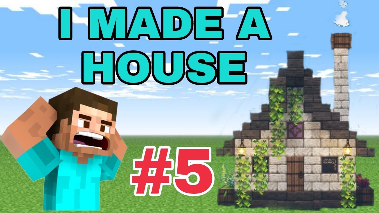 I MADE A HOUSE IN MINECRAFT | i made a walking house inminecraft ...