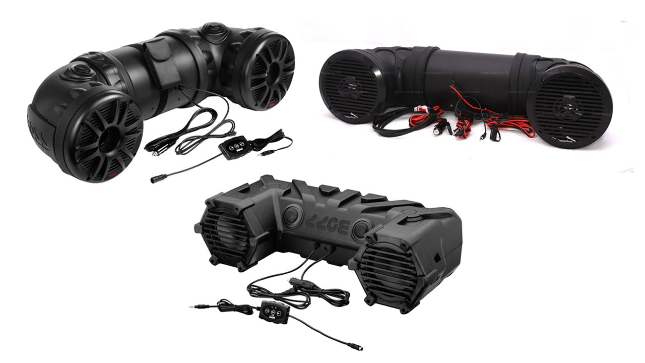 Аудиосистемы для Квадроцикла BOSS ATV85B / Audiopipe ATV-3300BT - YouTube