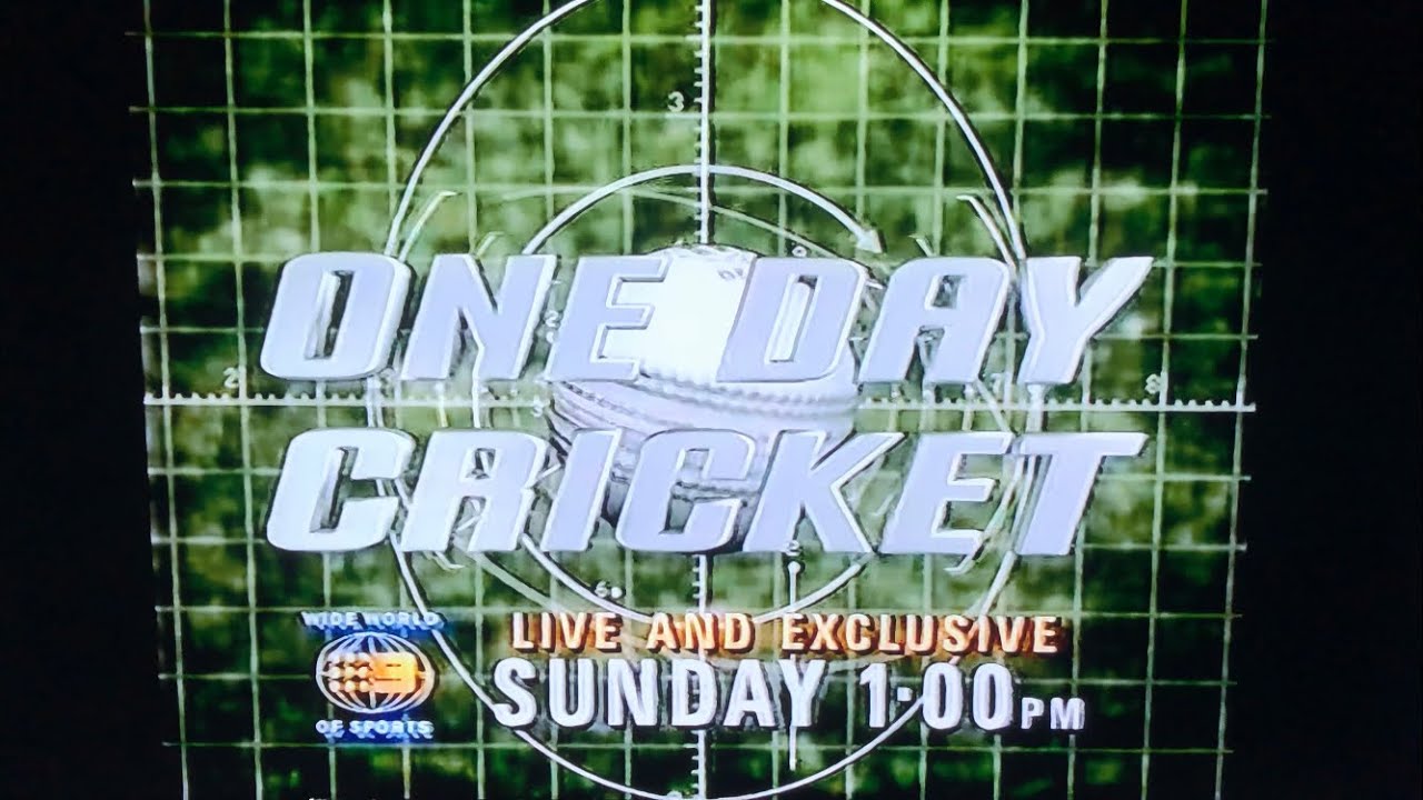 Channel Nine Cricket Australia vs India Carlton & United Series 1999/00 ...